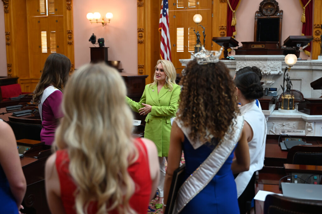 Rep. Melanie Miller Welcomes Miss Ohio to Statehouse, Honors Her in House Chamber - Ashland ...