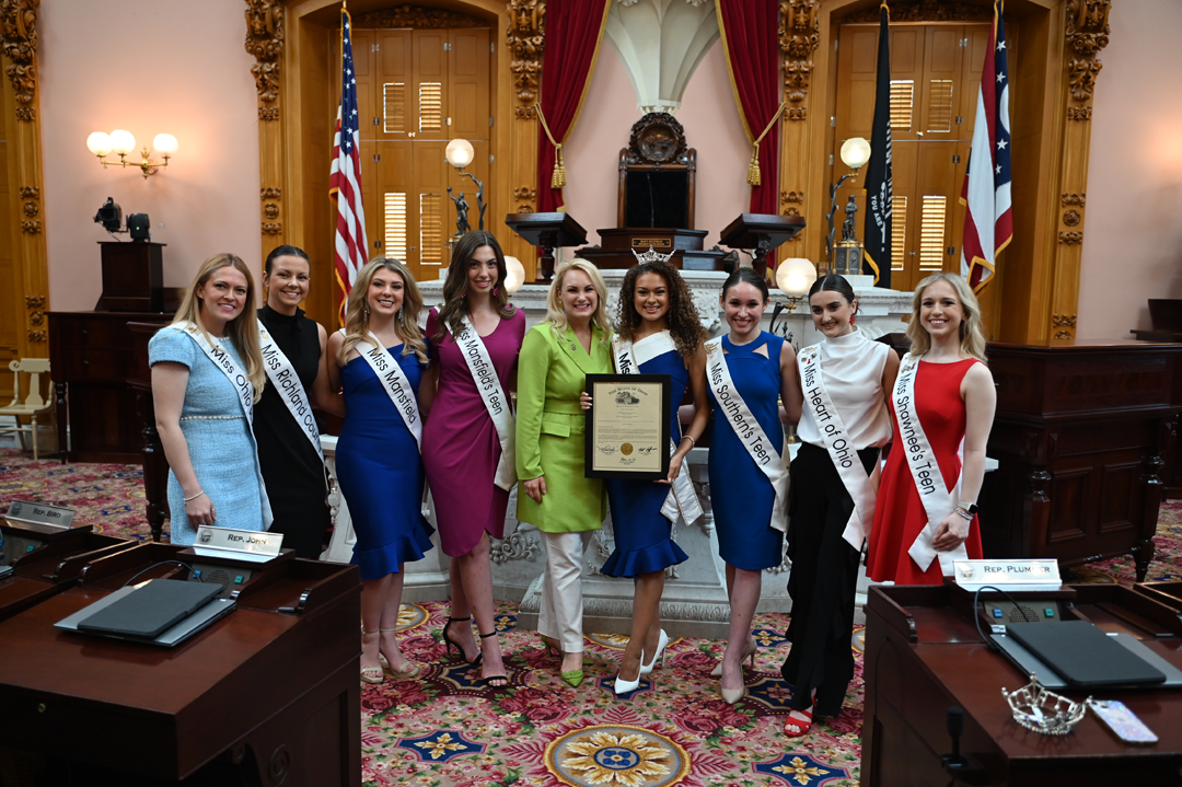 Rep. Melanie Miller Welcomes Miss Ohio to Statehouse, Honors Her in ...