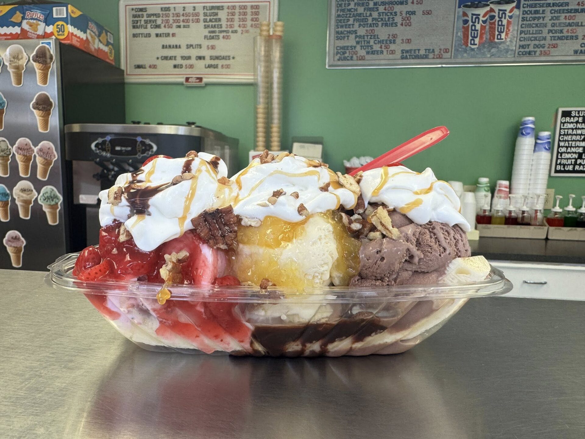 Ashland Celebrates National Banana Split Day at Yoder’s Red Barn Ice ...