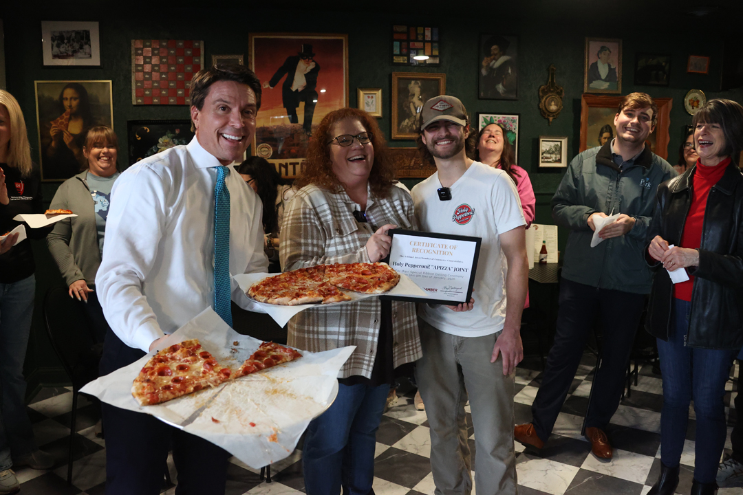 Holy Pepperoni Apizza Joint Celebrates Grand Opening with Ribbon ...